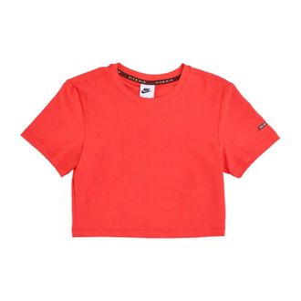 Nike Femme, Tops, Rouge, Taille: 42 FR Streetwear Air Crop Top