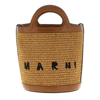 Marni Femme, Sacs, Brun, Taille: ONE Size Small Tropicalia Bucket Bag
