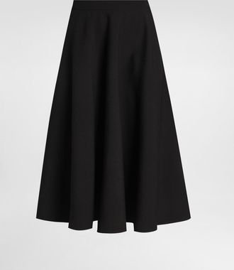 Dolce & Gabbana Midirock Aus Wolle - Frau R&ouml;cke Schwarz 48