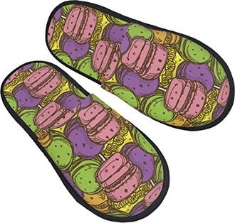 Generic Chaussures De Maison Mod&egrave;le De Macaron De Dessin Anim&eacute; Antid&eacute;rapantes Chaussures Chauds Slippers Voyages Shoes Pour H&ocirc;tels Chambre &Agrave; Coucher M