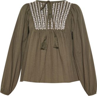 Usha Bluse Frauen Gr&uuml;n