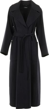 Max Mara Femme, Manteaux, Bleu, Taille: 38 FR Doris Long Coat