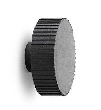 NORMANN COPENHAGEN Chip Wandhalterung, Holzfaser, Polypropylen, schwarz, H&ouml;he: 4 cm, Durchmesser: 8,1 cm