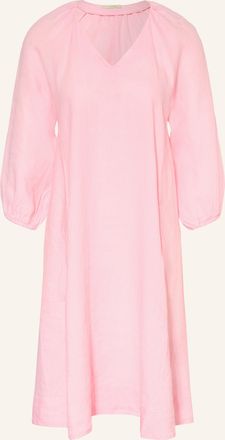 Lilienfels Lilienfels Leinenkleid Mit 3/4-Arm rosa