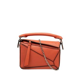 Loewe Pre-owned Nano Puzzle - Femme - Pre-owned - Orange - Taille: ONE Size