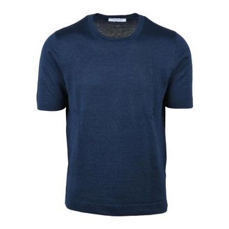 Gran Sasso Homme, Pulls, Bleu, Taille: L Maglioncino Girocollo
