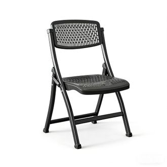 Generic Klappstuhl Camping Leicht Faltbar mit Lehne Hoher Belastbarkeit Klappst&uuml;hle Esszimmer mit Metallrahmen Keine Montage Erforderlich f&uuml;r G&auml;ste K&uuml;che B&uuml;ro