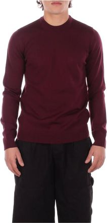 Alpha Studio Homme, Pulls, Rouge, Taille: XL Maille &agrave; col rond