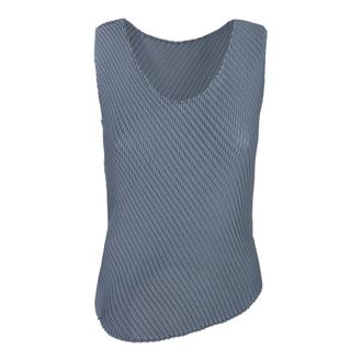 Issey Miyake &Auml;rmelloses Top - - Tops - Damen - Gr&uuml;n - M