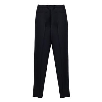 Gucci Womens Black Wool Dress Pants