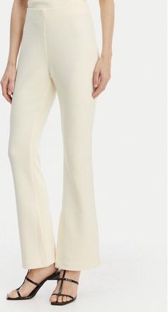 Calvin Klein Stoffhose LV044B223G Beige Flare Fit