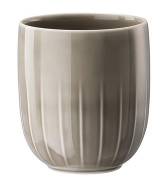 Rosenthal Arzberg Joyn Grey Ø 9 cm/Höhe 10 cm/ 0.42 L Becher ohne Henkel, Porzellan, Grau, 27 x 19 x 10 cm