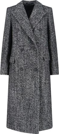 Tagliatore manteau Jole à boutonnière croisée - Noir