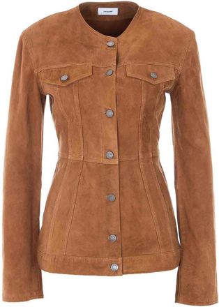 Haikure Blouson En Cuir - Marron