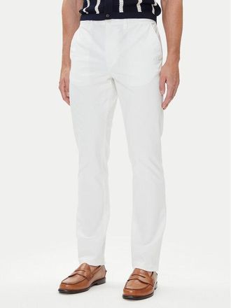 Tommy Hilfiger Chinos Denton Essential MW0MW40262 Weiß Straight Fit