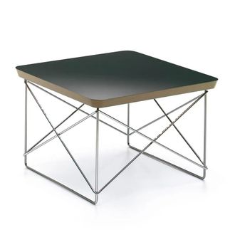 Vitra Table dappoint Occasional LTR - Pi&egrave;tement chrom&eacute; - Charles & Ray Eames Vitra