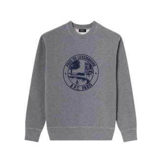 A.P.C. Sweatshirt Luxembourg - - Sweatshirts & Hoodies - Herren - Grau - XL