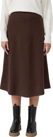 s.Oliver Ausgestellter Midi-Rock aus leichtem Sweat