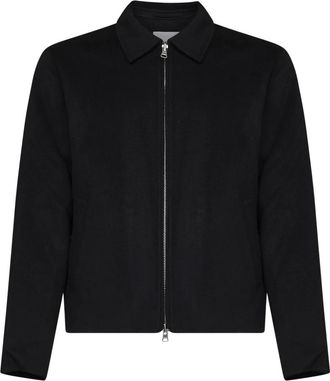 Nn.07 Nn07 - Veste Arlo en Laine Bross&eacute;e - Homme - Vestes - Noir - Taille: L