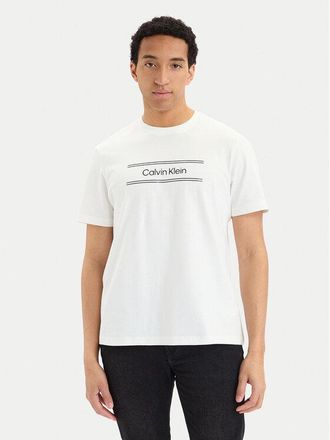 Calvin Klein T-Shirt SS 20s EU LV04LG813G Wei&szlig; Regular Fit