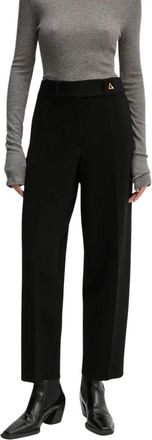 &Aacute;eron Femme, Pantalons, Noir, Taille: 38 FR Pantalon Droit