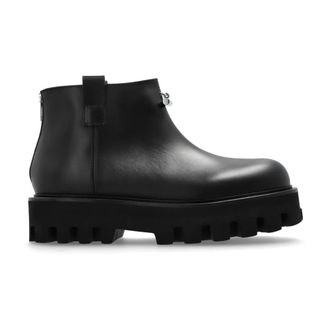 Alexander McQueen Leder Plateauschuhe - - Shoes - Herren - Schwarzk - 39 EU