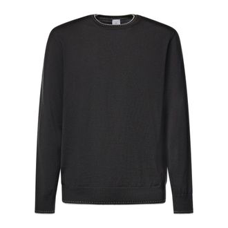 Eleventy Rundhals-Strickware - - Knitwear - Herren - Schwarzk - L