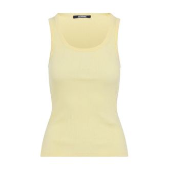 Jacquemus Le Marcel Rond Carre Top - - Tops - Damen - Gelb - XS