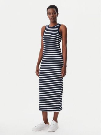 Tommy Hilfiger Sommerkleid WW0WW38838 Dunkelblau Slim Fit