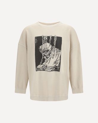 Our Legacy Angry fan mail oversized graphic Sweatshirt Male 48