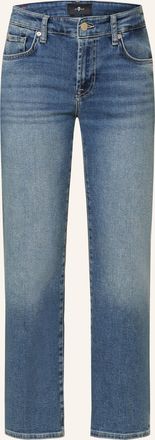 7 For All Mankind Straight Jeans Calie blau