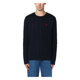 Polo Ralph Lauren Rundhals Shirt - - Knitwear - Herren - Blau - 2XL
