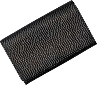 Louis Vuitton Portefeuille bi-pli Epi Pre-owned - Femme - Pre-owned - Noir - Taille: ONE Size