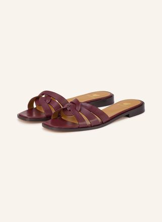 Bobbies Bobbies Pantoletten Thais rot