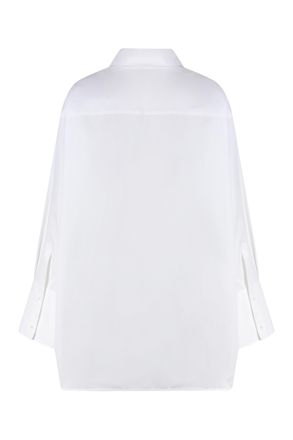 Off-white Womens Shirtdress Cotton White Dress