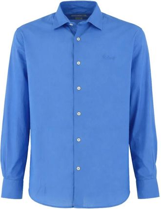 MC2 Saint Barth Homme, Chemises, Bleu, Taille: XL Chemise Coupe Classique
