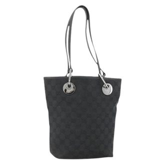 Gucci Sac cabas GG Canvas Vintage Pre-owned - Femme - Pre-owned - Noir - Taille: ONE Size