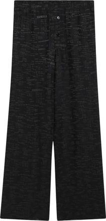 Maison Margiela Femme, Pantalons, Gris, Taille: 36 FR Wide Pantalons