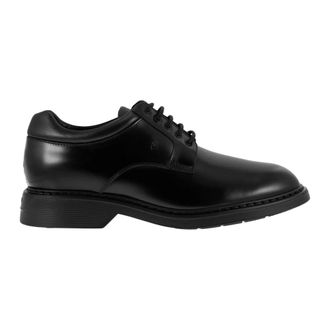 Hogan Klassische Schn&uuml;rschuhe aus Leder mit Gummisohle - - Shoes - Herren - Schwarzk - 39 1/2 EU