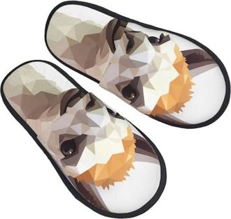 Generic Chaussons Alpaga Avec Semelle Caoutchouc Pantoufles Doux Slippers Pour Unisex Chambre Automne M