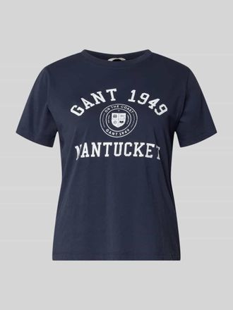 GANT T-Shirt mit Label-Print