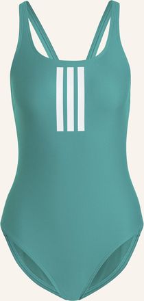 adidas Badeanzug 3-Streifen gruen