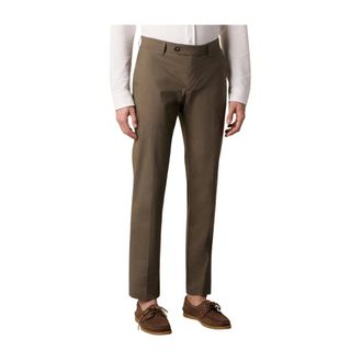 Brooks Brothers Homme, Pantalons, Vert, Taille: W31 Chino en popeline de coton stretch