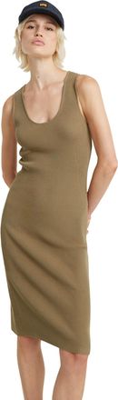 G-Star G-Star RAW Womens Dresses Bodycon Ribbed Knitted Tank Dress wmn, Braun (Coriander D24659-D605-G290), M