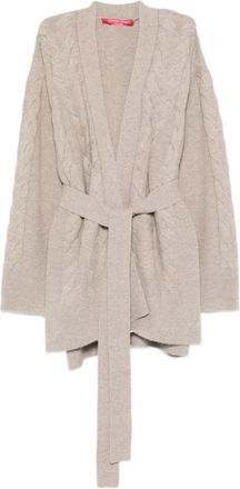 Marina Rinaldi Femme, Pulls, Beige, Taille: 38 FR Rennes Cardigan