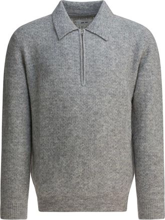 Nn.07 Nn07, Homme, Pulls, Gris, Taille: XL Alfie Polo Sweater