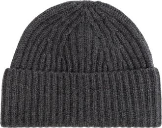 Lisa Yang Homme, Accessoires, Gris, Taille: ONE Size Menton Beanie