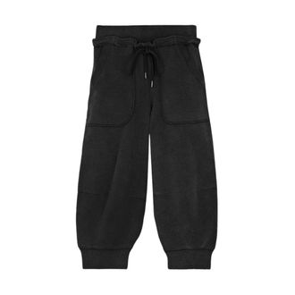 R13 Femme, Pantalons, Noir, Taille: 42 FR Deconstructed Cropped Sweatpant