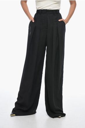 M&ocirc;not Double-pleated Chiffon Palazzo Pants Gr&ouml;&szlig;e 38