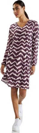 Street One Damen Tunikakleid A143562, Tamed Berry, 36